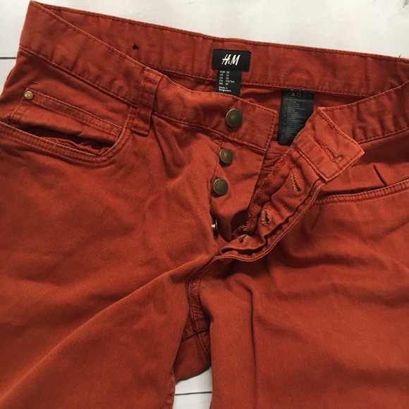 H&M | Jeans | Hm Rust Colored Jeans | Poshmark